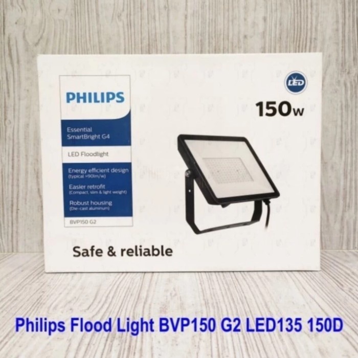 Jual Lampu Sorot LED 150 Watt Philips BVP 150 Flood Light 150W BVP150 Temba | Shopee Indonesia