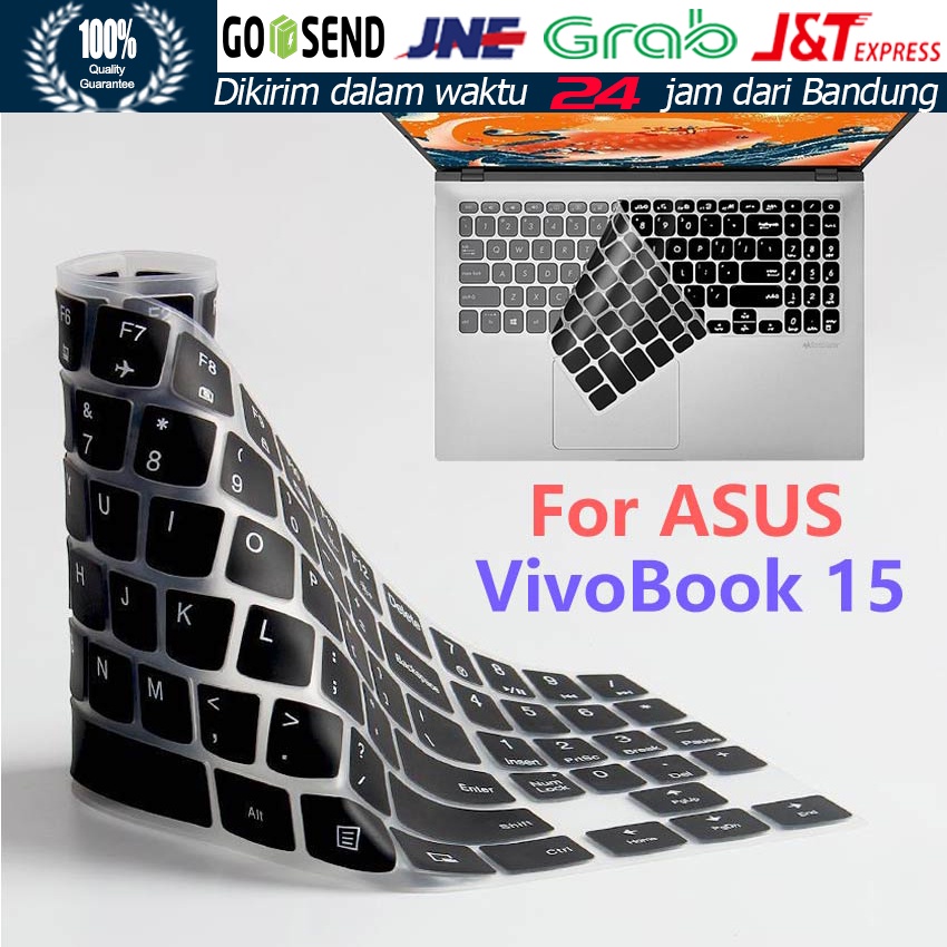 Jual 15.6 inch Keyboard Cover Skin Untuk Asus VivoBook 15 / Silicone Keyboard Protector Cover ...