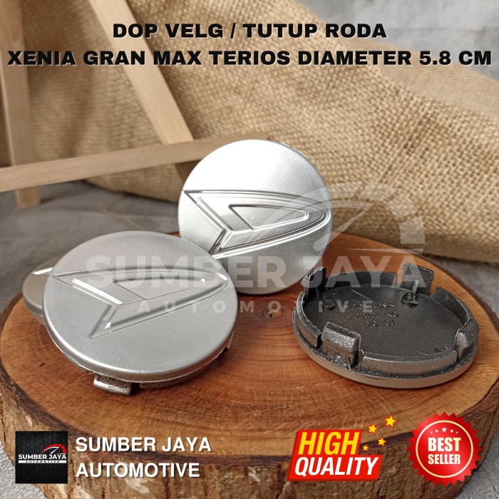 Jual Dop Velg Tutup Roda Xenia Gran Max Terios Diameter 5.8 CM | Shopee ...