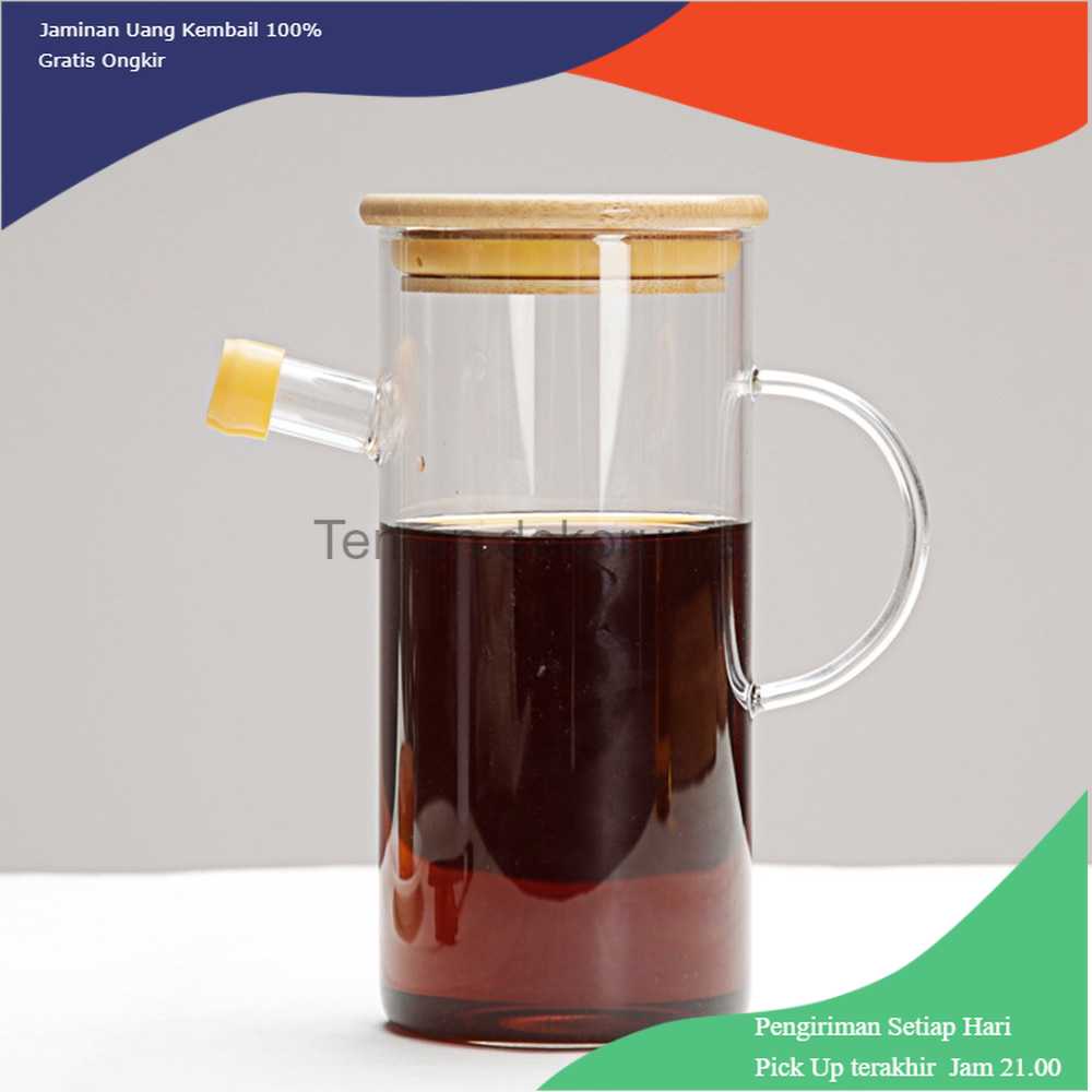 Jual TD - DPR Tipeh Botol Minyak Borosilicate Glass Oil Pot Leakproof ...