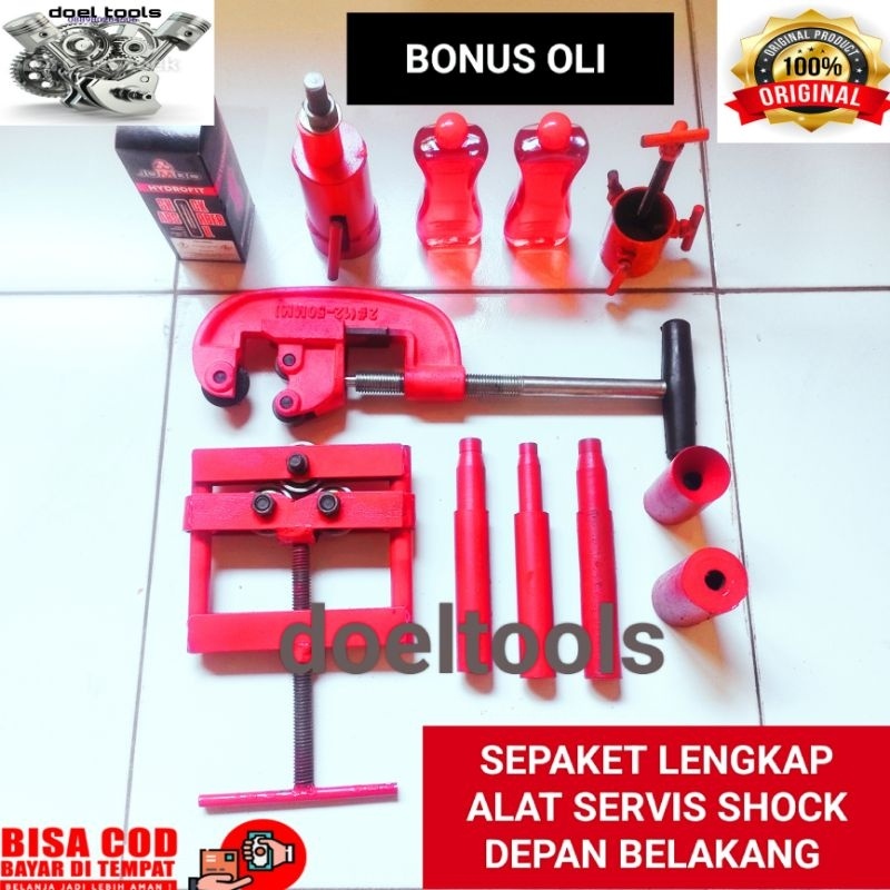 Jual SATU PAKET LENGKAP Treker Service Shock Breaker Depan Belakang ...