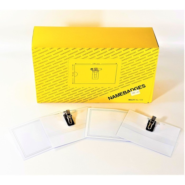 Jual Name Tag 7 x 10 Box Kuning (1 Box isi 50 Pcs) | Shopee Indonesia