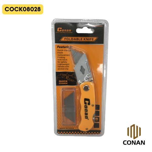 Jual CONAN [COD] CUTTER KNIFE / PISAU CUTTER LIPAT COCK08028 | Shopee ...