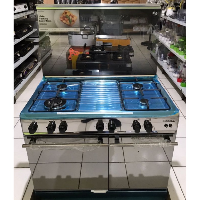 Jual KOMPOR + OVEN TANAM OTOMATIS/FREESTANDING TYPE FC9942S | Shopee ...