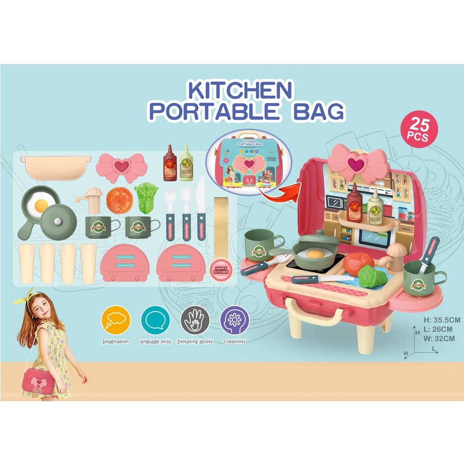 Jual Mainan Anak Koper Kitchen Tool Beauty Dresser Doctor Pet Shop ...