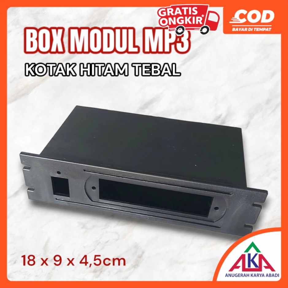 Jual Box Kotak Kit Modul MP3 Universal Plastik Tebal Hitam | Shopee ...