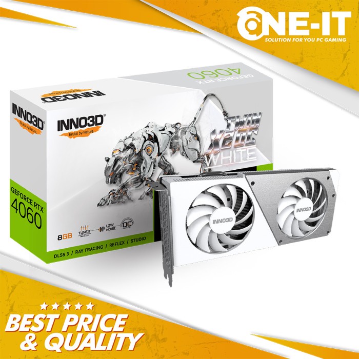 Jual VGA INNO3D GEFORCE RTX 4060 TWIN X2 OC WHITE 8GB GDDR6 | Shopee Indonesia