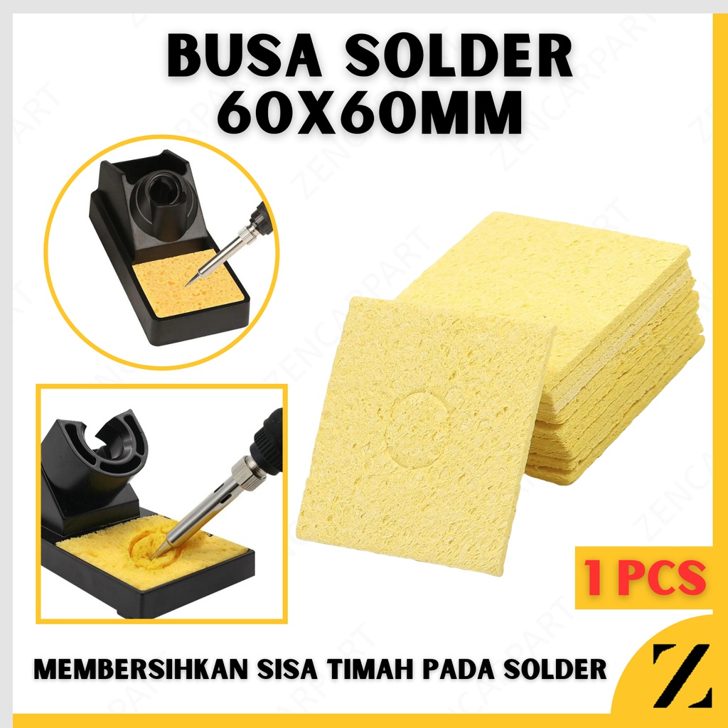 Jual Busa Pembersih Mata Solder Spons Pembersih Timah 60X60 Tip Cleaner ...