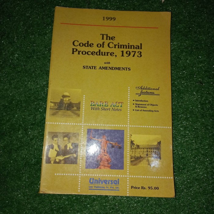 Jual Buku The Code of Criminal Procedure 1973 with State amendments | Shopee Indonesia
