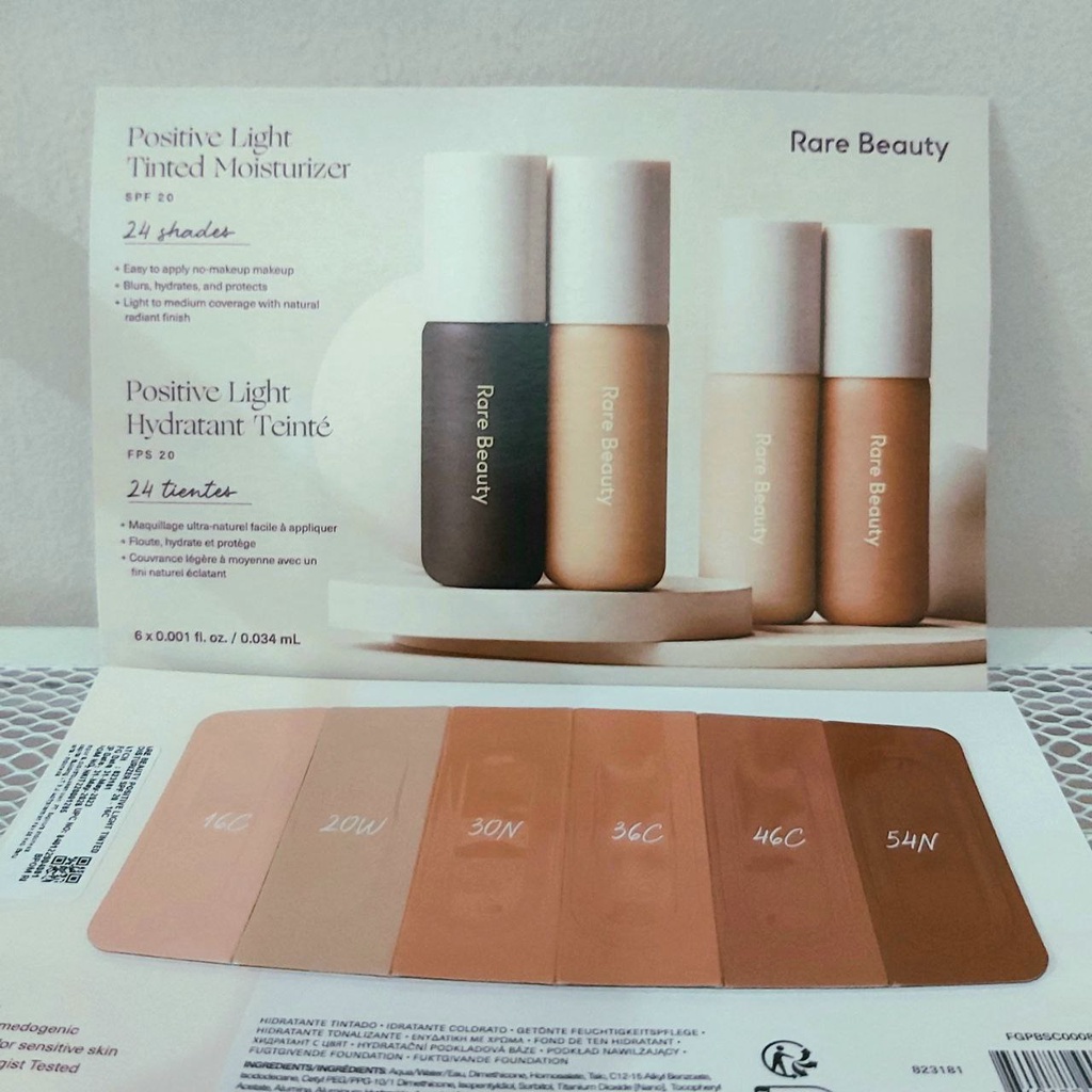 Jual Rare Beauty Positive Light Tinted Moisturizer SPF20 - Sample Warna ...