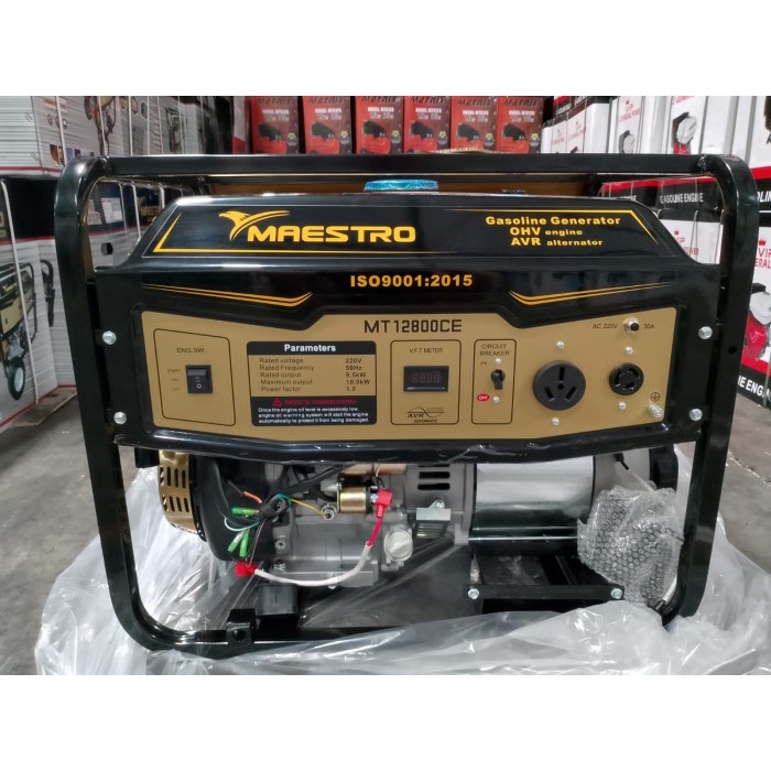 Jual MAESTRO Generator Genset 12800CE Bensin 10 KVA STARTER MT 10.000 ...