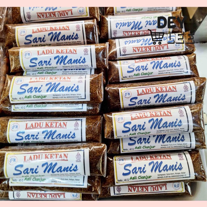 Jual Kue Ladu Ketan Sari Manis Asli Cianjur 40g Halal Siap Makan ...