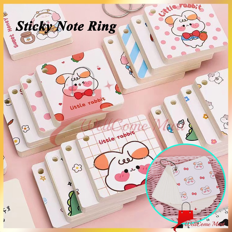 Jual Sticky Note Ring / Buku Mini Ring / Memo Ring Notebook | Shopee ...