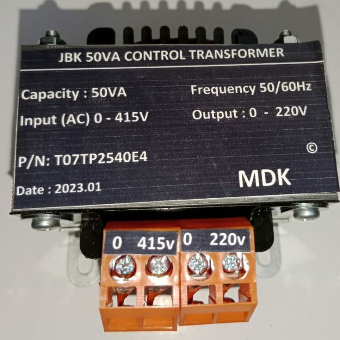 Jual Trafo In 415V Out 220V 50VA Machine Tool Control Transformer MU27 | Shopee Indonesia