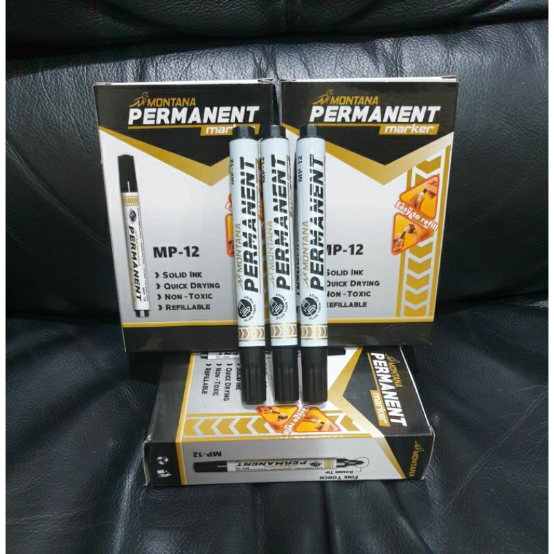 Jual SPIDOL HITAM PERMANEN MONTANA BISA ISI ULANG | Shopee Indonesia