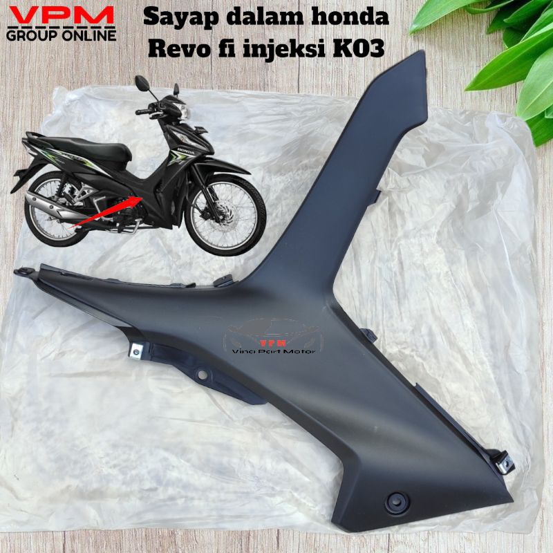 Jual cover R L center side sayap dalam revo fi injeksi K03 original | Shopee Indonesia
