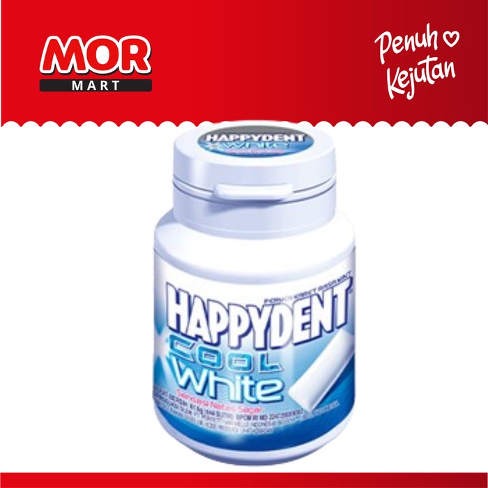 Jual HAPPYDENT Mint Cool White Btl 61g | Shopee Indonesia