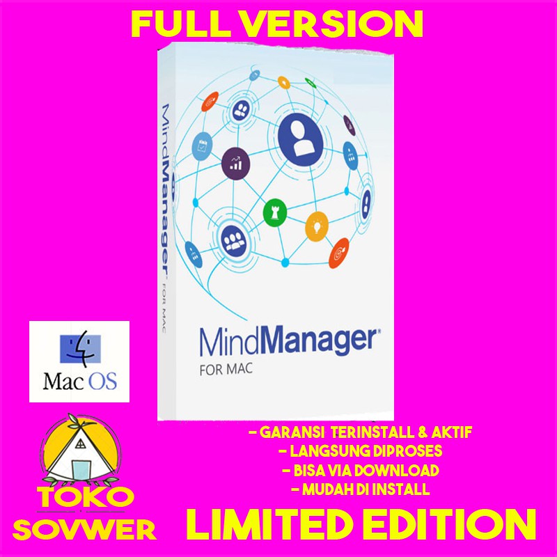 Jual Mindjet MindManager 12 Mac BIG SUR FULL VERSION GARANSI AKTIF | Shopee Indonesia