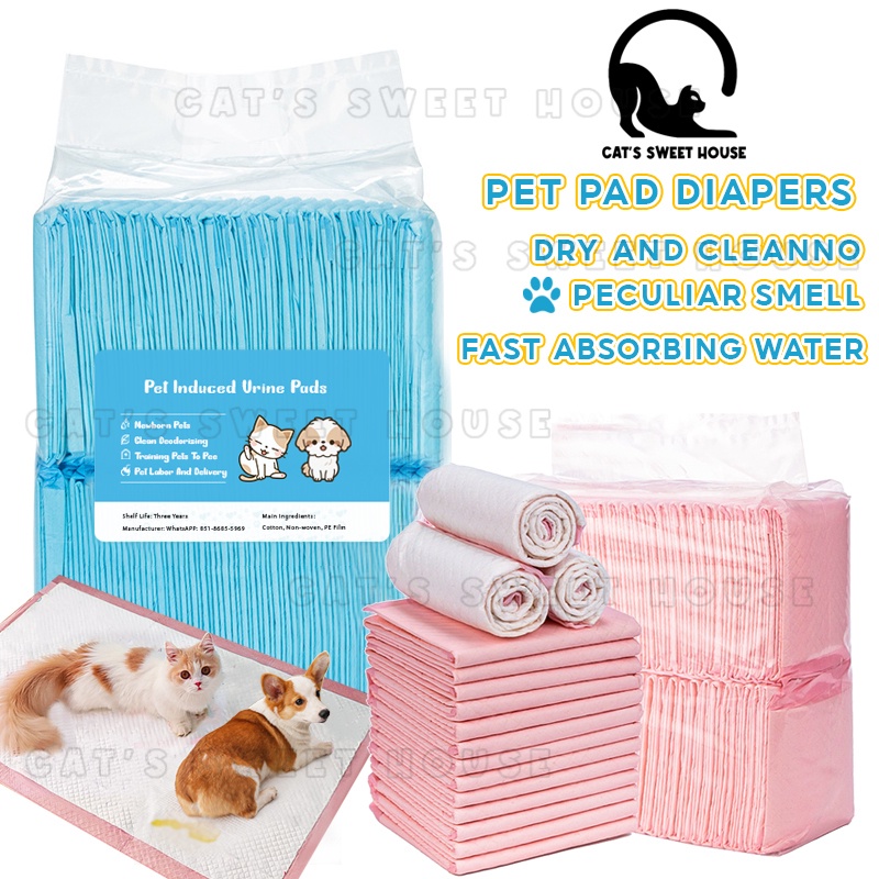 Jual 1 Paket Pad Pipis Kucing Anjing Underpad Kucing Popok Kucing ...