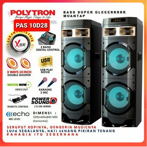 Jual Polytron Active Speaker Pas 10d28 Shopee Indonesia