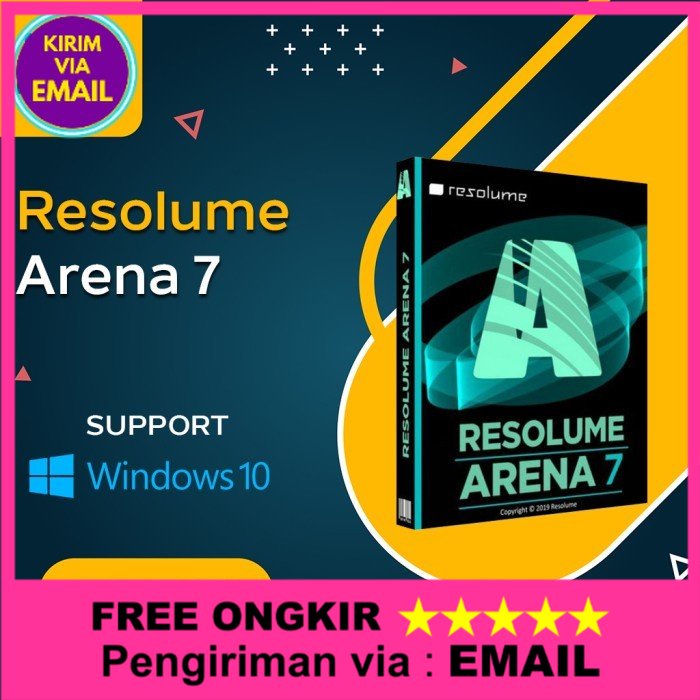 Jual Software Mixing dan Blending Output Proyektor: Resolume Arena 7 [Win] Lifetime | Shopee ...