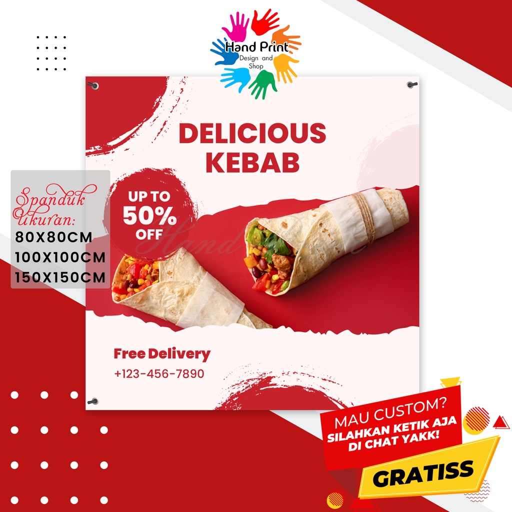 Jual Cetak Spanduk Banner Jualan Kebab Turki Promo Kebab C MMT Spanduk ...