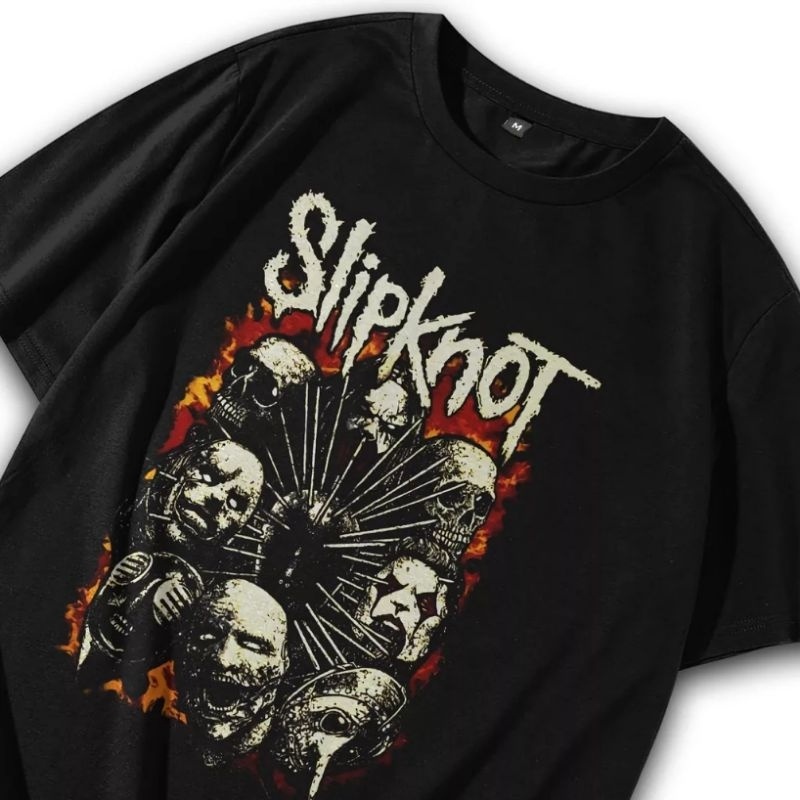 Jual T-Shirt Merchandise SLIPKNOT KAOS BAND LUAR | Shopee Indonesia