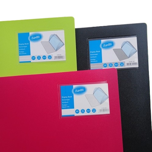 Jual Display Book Clear Holder Bantex A4 40 Pockets 3145 | Shopee Indonesia
