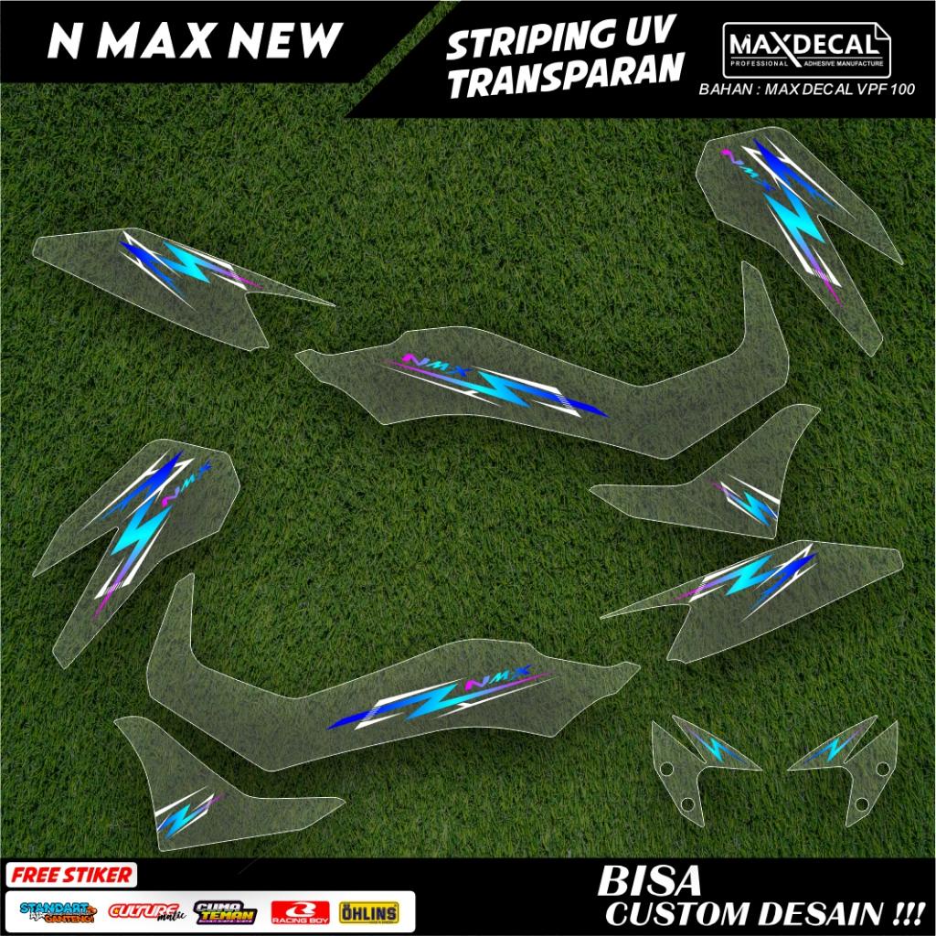 Jual STIKER STRIPING TRANSPARAN NMAX NEW FACELIFT LIS STICKER UV SEMI ...