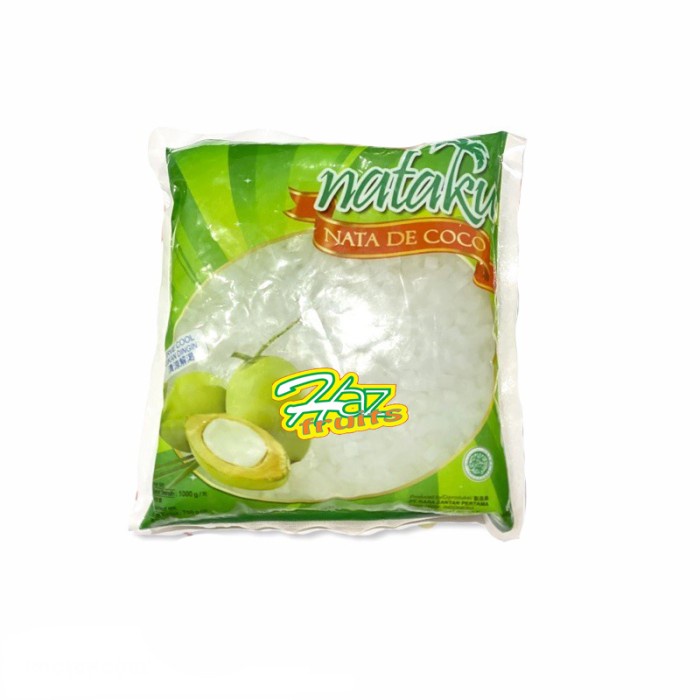 Jual Nata De Coco Nataku Plain Small Block Slice 1 Kg | Shopee Indonesia