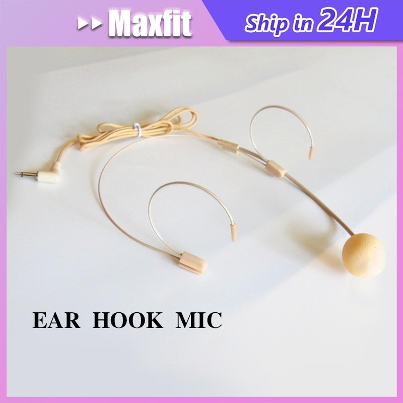 Jual 3.5Mm Mic Microphone Style Call Center Headset Clip On Mic Bando ...