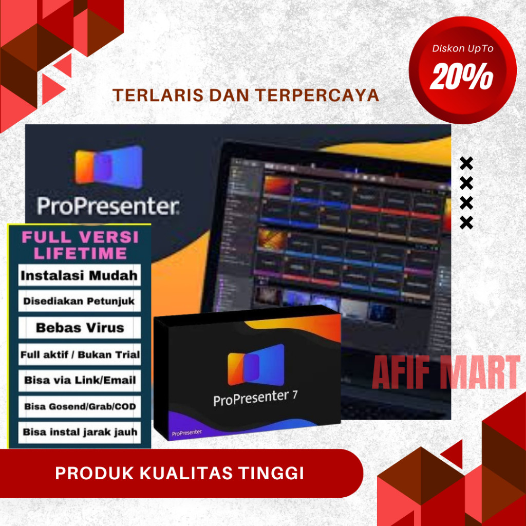 Jual ProPresenter 7.15 Full Version Pro Presenter Terbaru Lifetime Premium Windows dan Mac ...