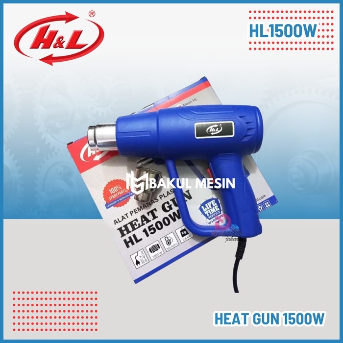 Jual H&L HL1500W Hot Gun Heat gun hotgun mesin pemanas HL 1500W | Shopee Indonesia