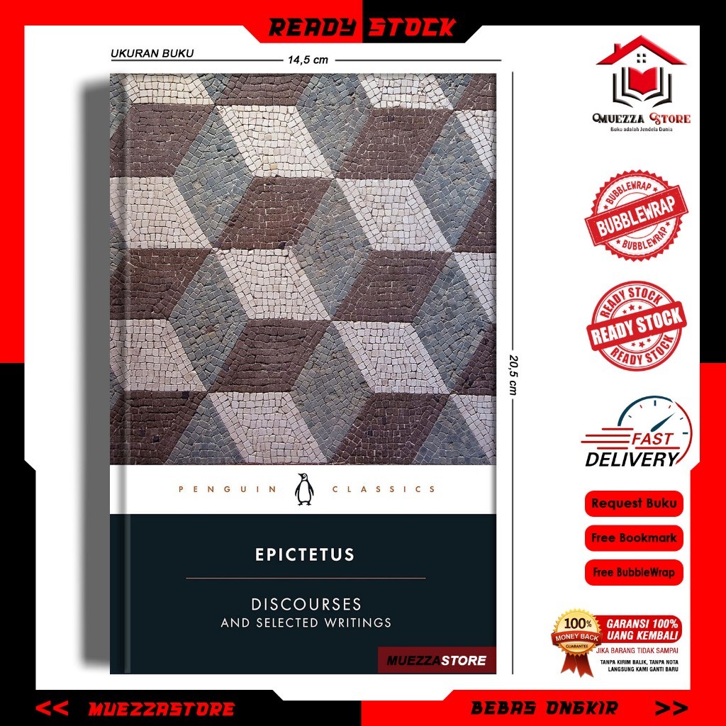 Jual Discourses and Selected Writings by Epictetus (English/Indonesia ...
