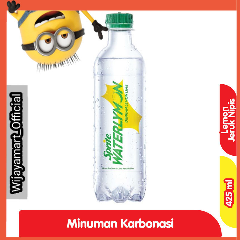 Jual Sprite Waterlymon Minuman Soda Rasa Lemon Jeruk Nipis Botol 425 ml ...