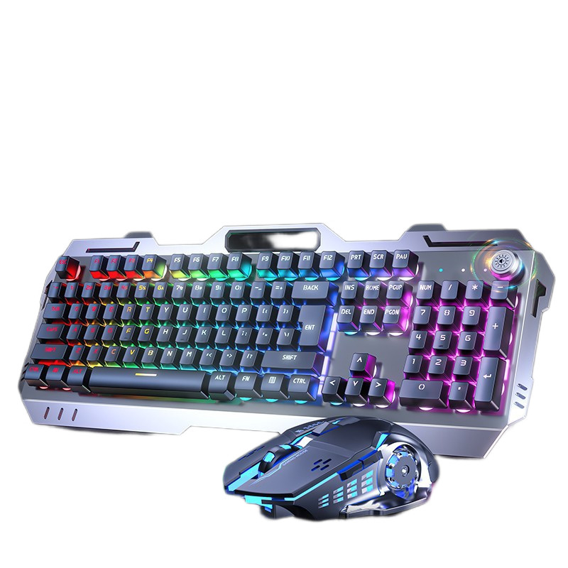 Jual Wireless Gaming Keyboard Mechanical Keyboard 104 Keys Wireless Hot ...