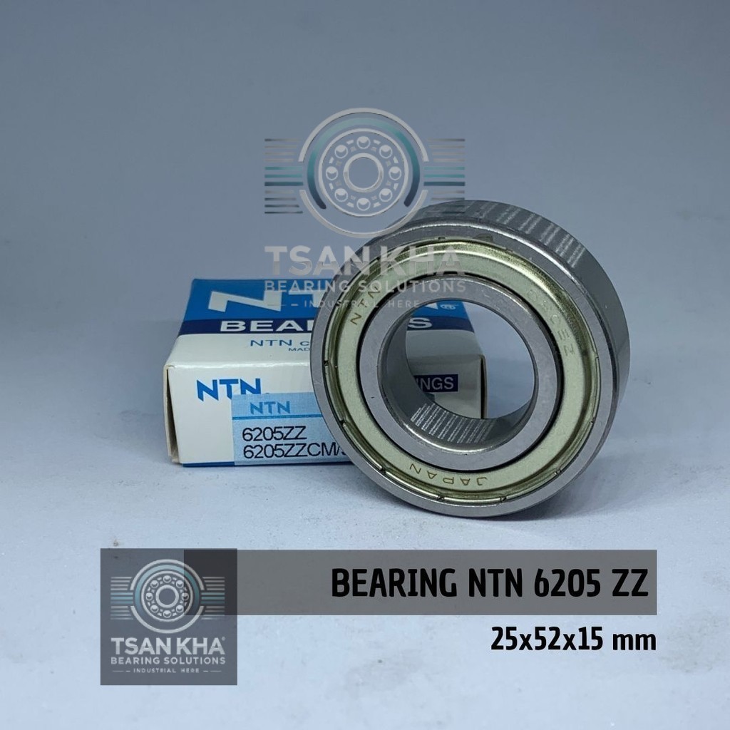 Jual Bearing NTN 6205 ZZ Japan Laher Klaher 25x52x15 mm Tutup Besi Dua Sisi | Shopee Indonesia
