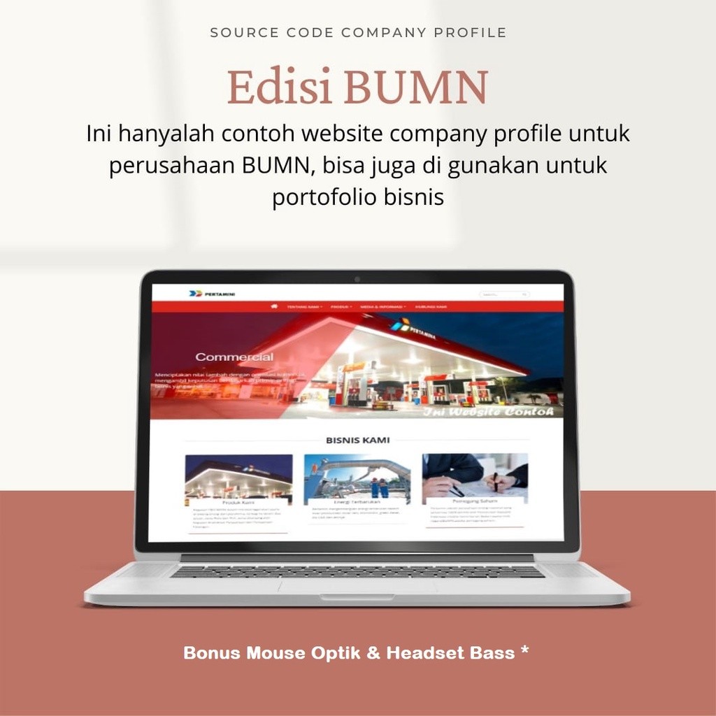 Jual Source Code Website Company Profile Desain Pertamina | Shopee ...