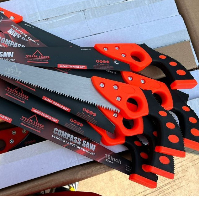 Jual Gergaji runcing 16" super tajam-hand saw-gorok-gergaji kayu/gergaji triplek gorok tangan ...