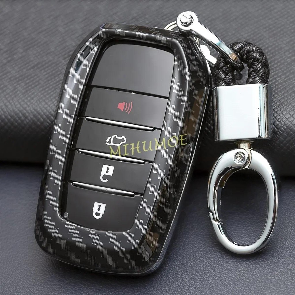 Jual Car Key Cover Case Chain For Toyota Corolla Cross Sequoia Fortuner ...
