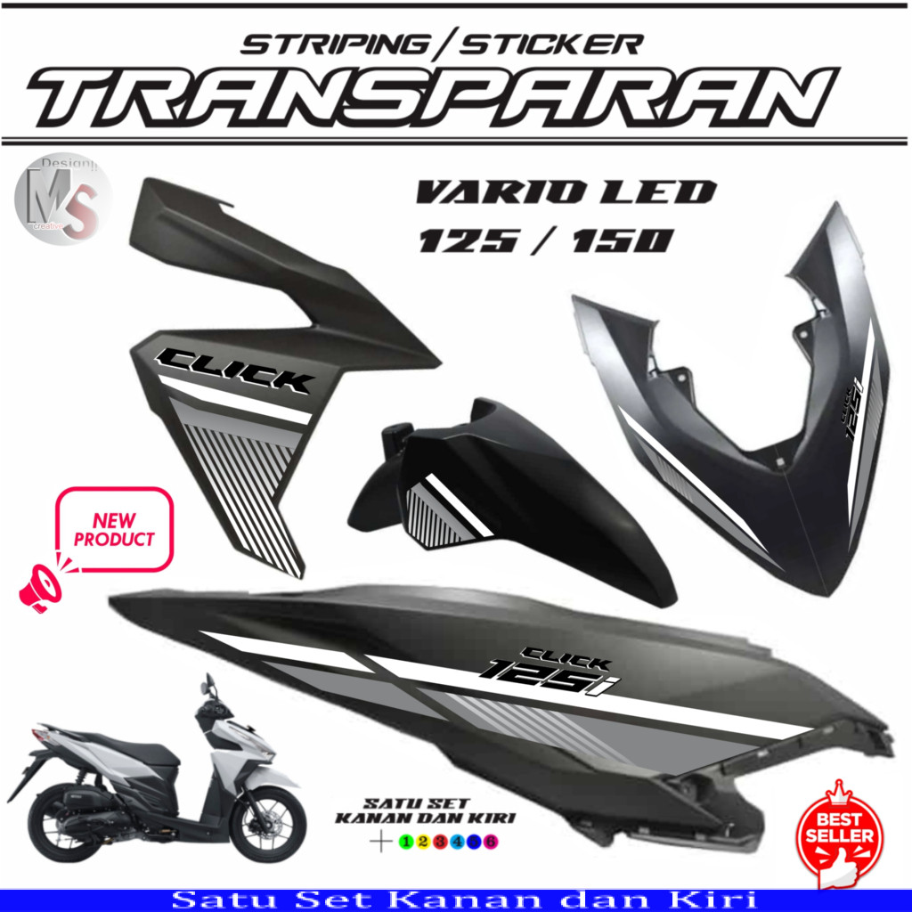 Jual Striping Bening Transparan Vario led old 125 List Custame VARIASI MOTIF | Shopee Indonesia