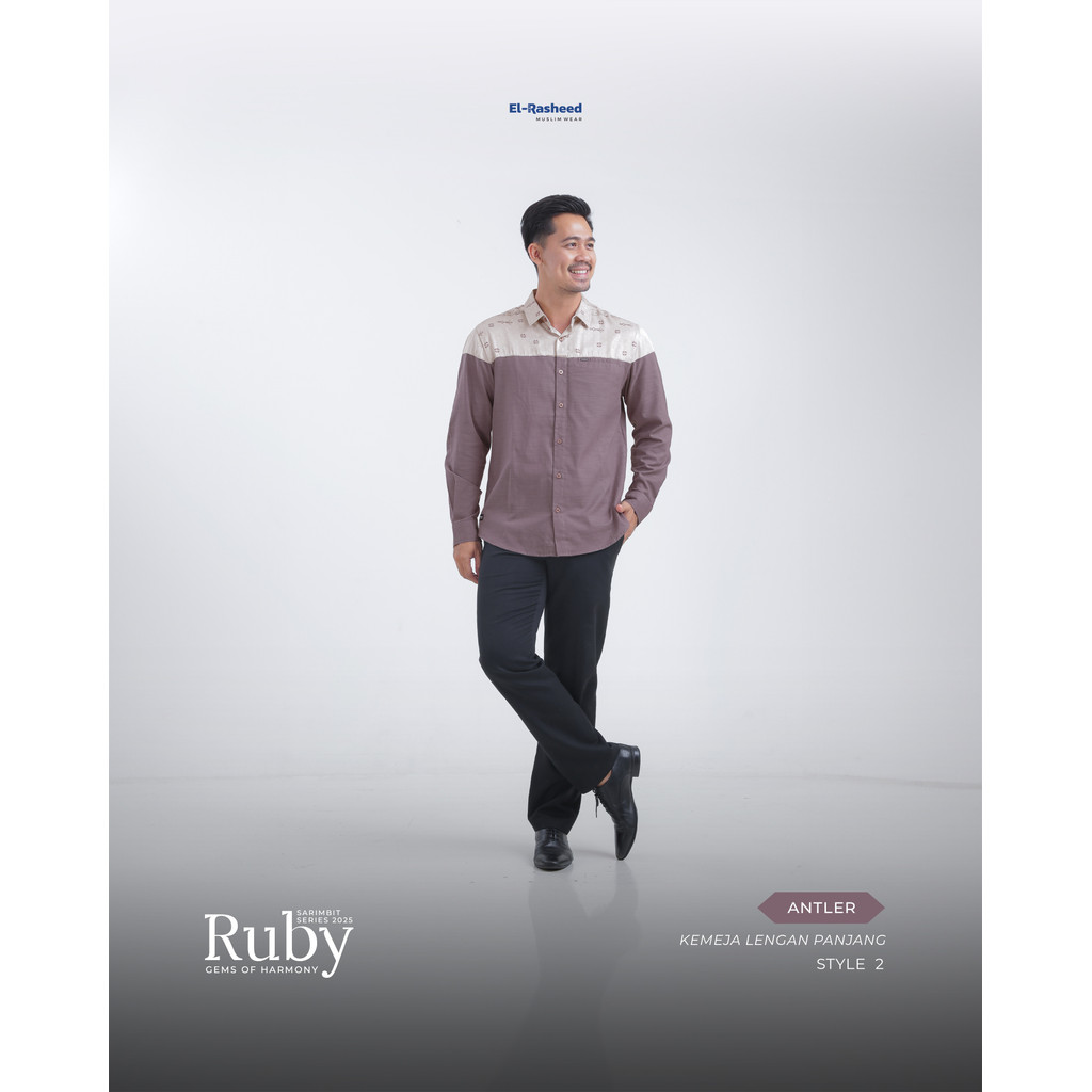 Jual ORIGINAL - Sarimbit Ruby by Yasmeera Kemeja Dewasa Lengan Panjang ...