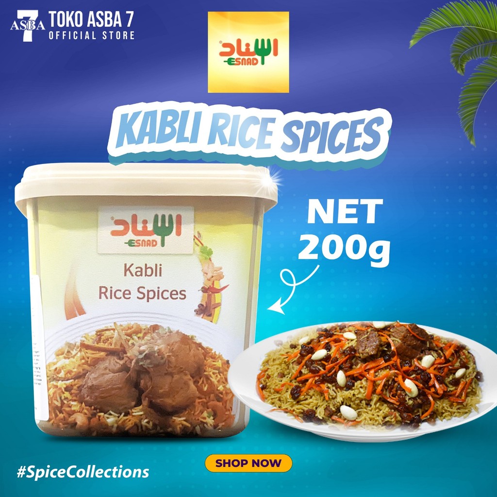 Jual ESNAD KABLI RICE SPICES 200GR | Shopee Indonesia