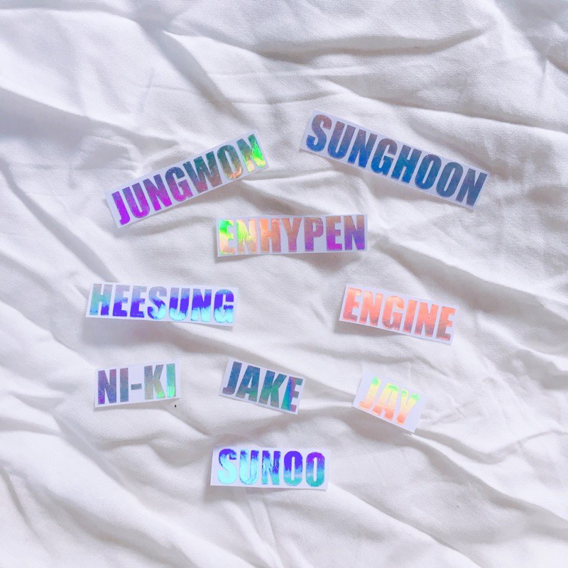 Jual [kstuffind] ENHA STICKER HOLOGRAM STIKER ENHYPEN HOLO MURAH ...