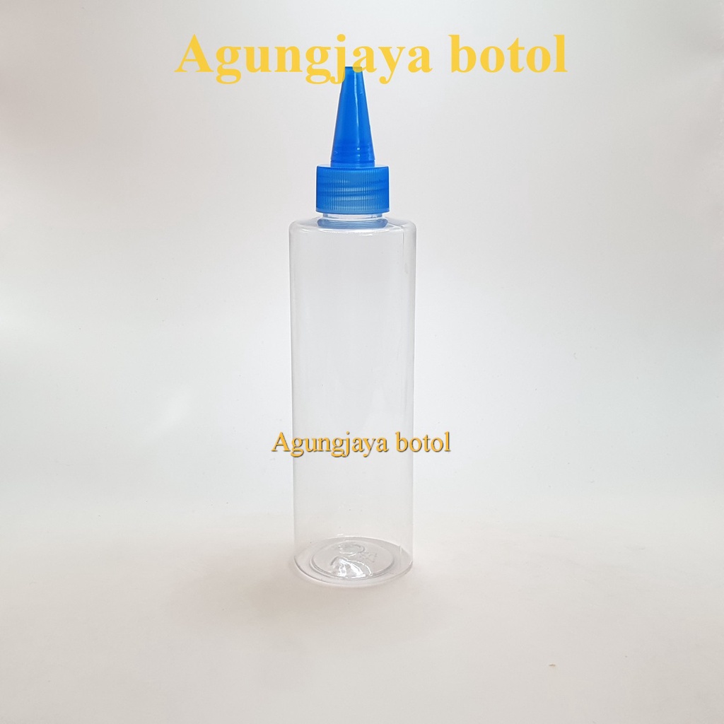 Jual Botol Pet 220 ml RF Natural Tutup Kerucut / Botol Round Flate ...