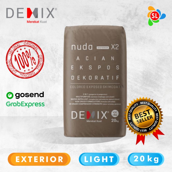 Jual Ready Stock All Collour - Demix Nuda X2 Acian Expos Dekoratif ...