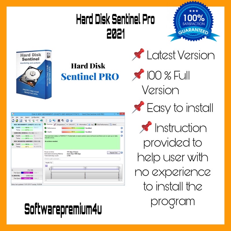 Jual Hard Disk Sentinel Pro 5.70 Build 11973 (2021) | Shopee Indonesia