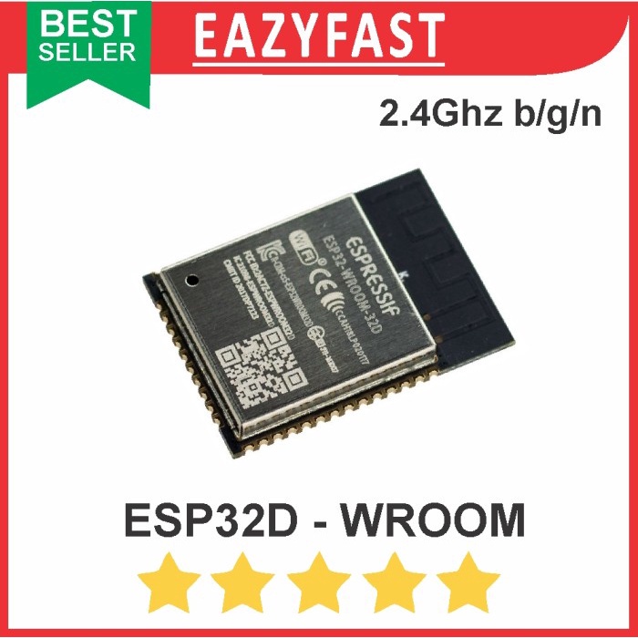 Jual ESP32D ESP32 ESP 32 D 32D Wroom Wifi Wireless Internet Arduino IoT ...