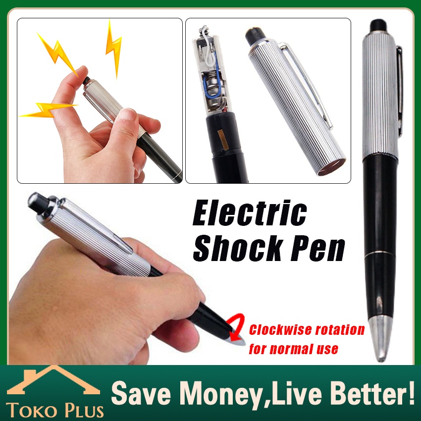 Jual Mainan Pulpen Listrik Setrum Prank Electric Shock Pen Prank Toy ...