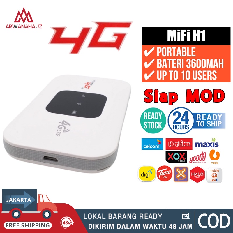 Jual Mifi Modem Wifi 4G LTE 300Mbps Unlock All Operator Modem Wifi Mifi 4G LTE Unlock ALL ...